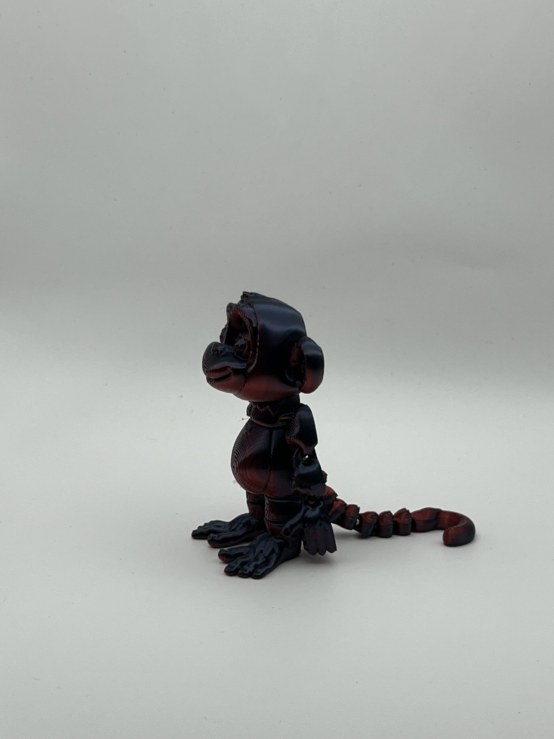 ForgeLine3D | Articulated Monkey Toy – 3D Printed Collectible